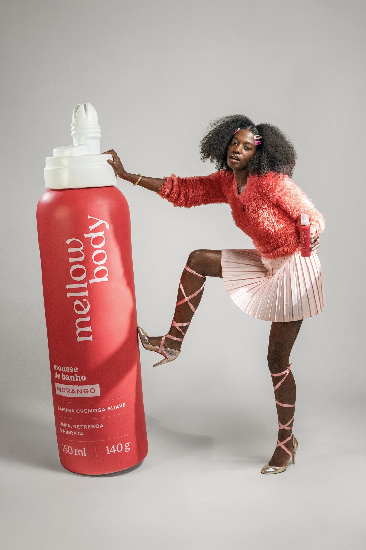 Mousse de Banho Morango | Espuma cremosa para hidratação e skincare ...